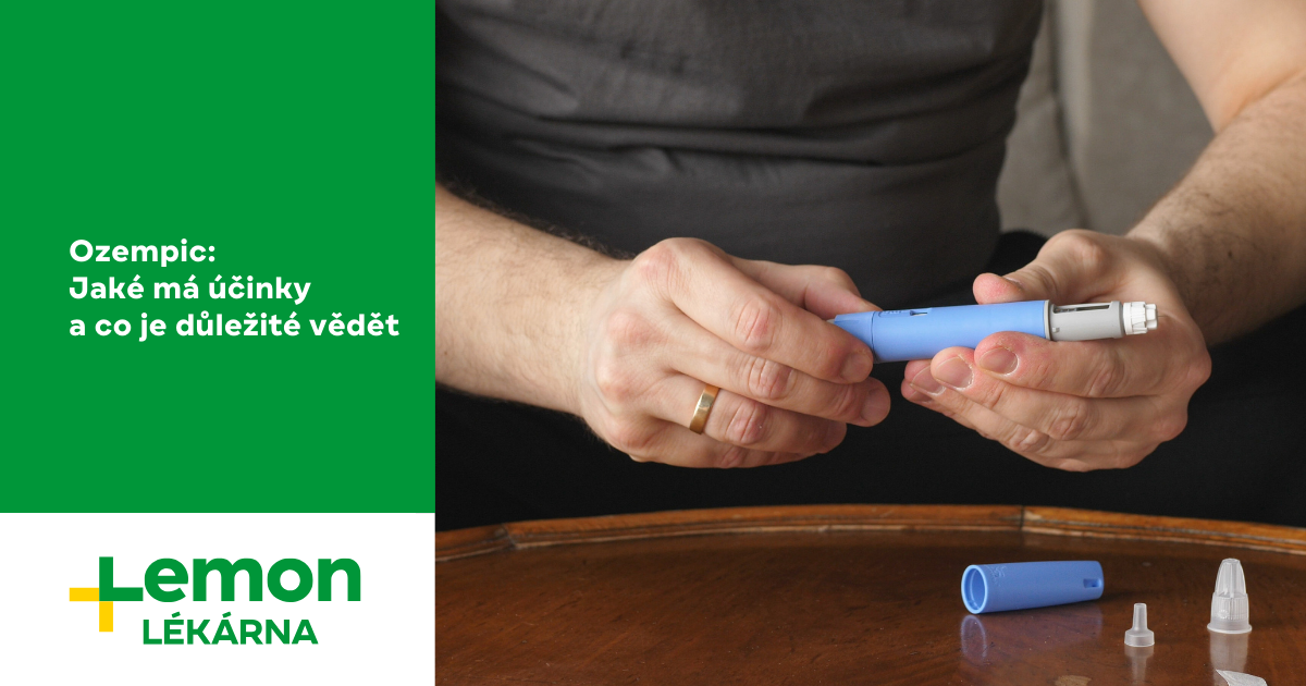 Ozempic: Jaké má účinky a co je důležité vědět | Lemon lékárna